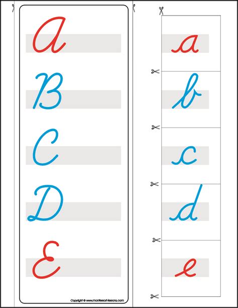 Lower Case Letters In Cursive