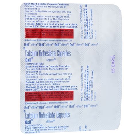 Buy Osil Capsule 15 Cap In Wholesale Price Online B2b Retailershakti