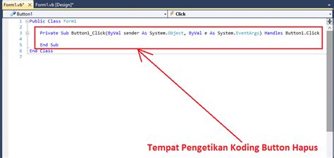 VISUAL BASIC NET PART 3 TUTORIAL MEMBUAT TOMBOL HAPUS DAN KELUAR JONCODE