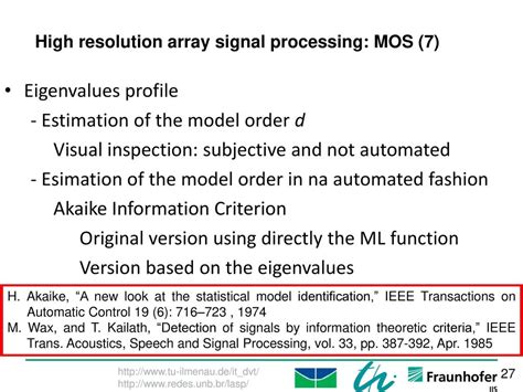 estimation techniques for high resolution and multi dimensional array