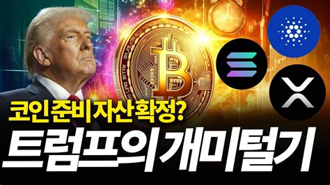 결국 역대급 개미털기 트럼프가 보는 큰 그림 알려드립니다 앞으로 주목해야 할 코인 공개합니다 Youtube