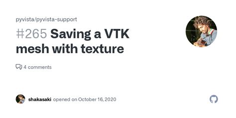 Saving A VTK Mesh With Texture Issue Pyvista Pyvista Support GitHub