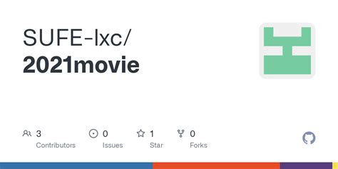 Github Sufe Lxc 2021movie
