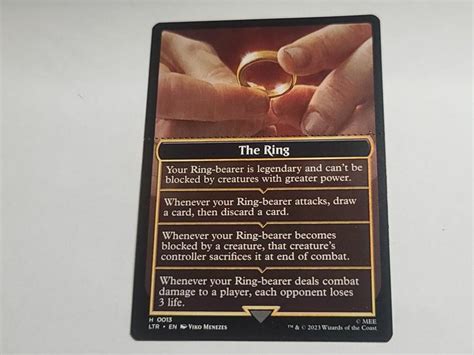 Free Magic The Gathering Mtg The Ring Token Trading Card Games