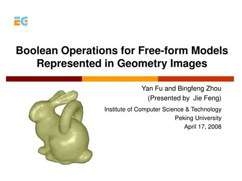 ppt efficient boolean operations for free form models in geometry
