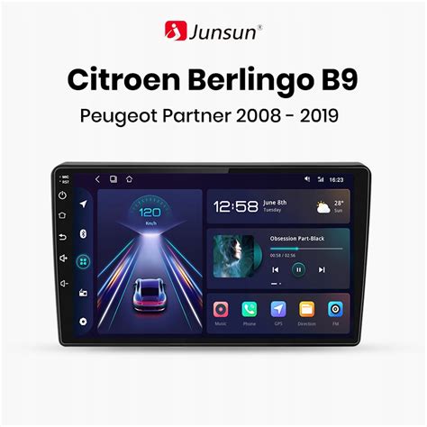 Radio Samochodowe Dla Partnera Berlingo B9 2008 2019 Carplay Android