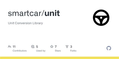 Github Smartcarunit Unit Conversion Library