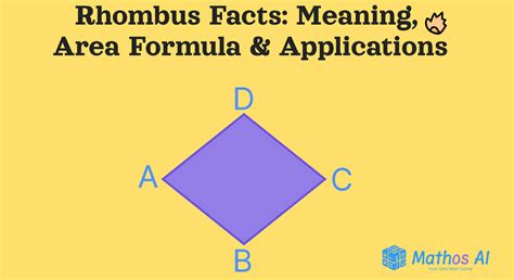 Parallelogram And Rhombus Area Formula