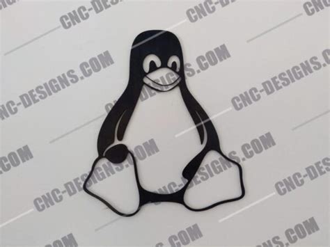 Tux Penguin DXF Files Download Now