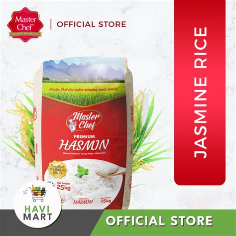 Jasmine Hasmin Rice Master Chef 25kg 5 Broken Best Seller Super