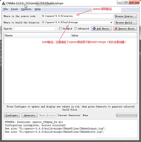 在windows使用mingw32编译opencvmyan18的博客 Csdn博客mingw编译opencv