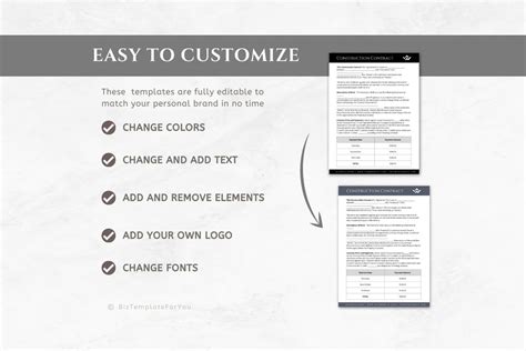Editable Construction Contract Template Professional Construction Business Services Agreement