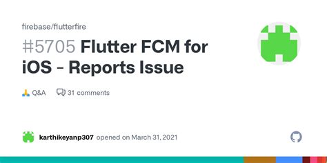 Flutter FCM For IOS Reports Issue Firebase Flutterfire Discussion GitHub