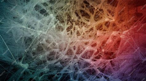 Premium Photo A Fascinating Visual Representation Of A Complex Network With Nodes And