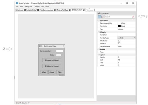 Dialog Box Window