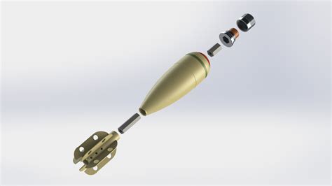 3d File Ww2 British 3 Inch Mortar Shell 🐚 ・3d Printable Design To