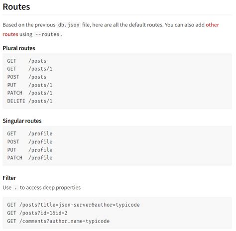 React Json Server