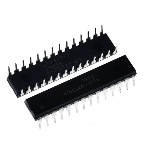 Atmega8 16pu 8 Bit Avr Microcontroller 16mhz 8kb Flash 28 Pin Pdip