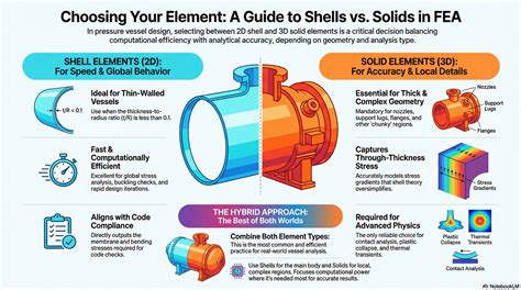 Shell Vs Solid Elements Making The Right Choice For Pressure Vessel