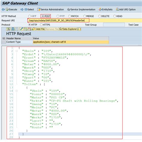 Building Odata Services [13] Create Data Using Deep Entity Discovering Abap