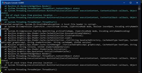 A Local File Header Is Corrupt Rryujinx