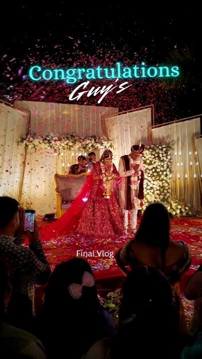 congratulations 🎉 Final vlog #shorts #wedding #minivlog - YouTube