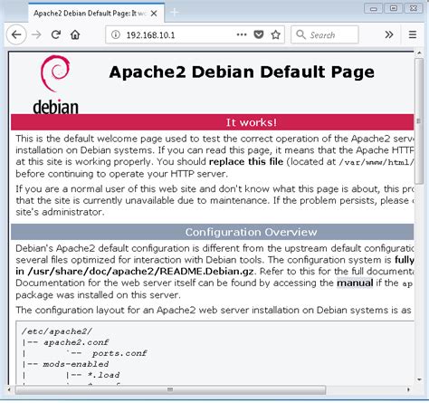 Web Server Cara Mengkonfigurasi Mensetting Menginstall Web Server Dengan Apache Di Debian