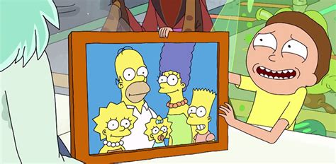The Simpsons Are Turned Into Monsters In Rick And Morty Couch Gag