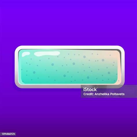 다채로운 배경에 2d 스타일의 게임 버튼 옵션 패널 설정 버튼이 녹색입니다 만화 벡터 일러스트레이션 모바일 캐주얼 게임을위한 게임 Ui Ui 키트 메뉴 2차 도형에 대한