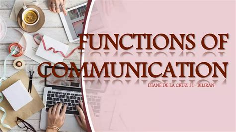 Functions Of Communication Pptx