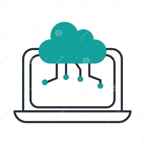Cloud Computing Big Data Processing Technology Illustration Stock Illustration Illustration Of