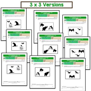 Turtle Graphics For Loop Coding Project Version Resource Package