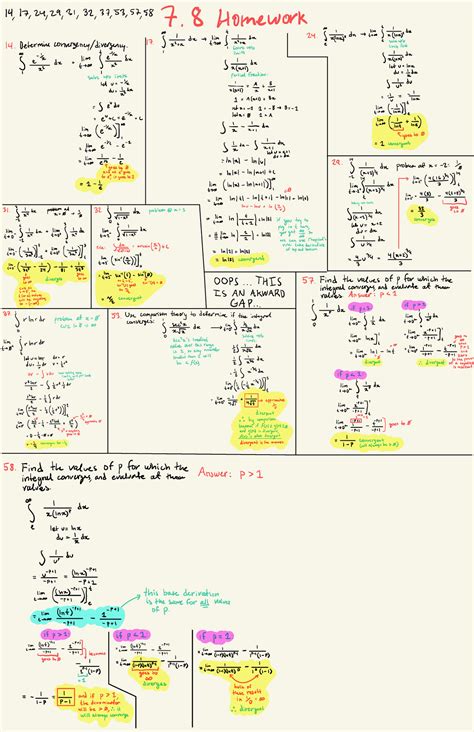 7 8 Problems CALC II HMWRK REVIEW AND PRACTICE 14 172429 21 32 8 1401mLWork 14