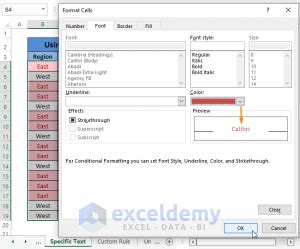 Excel Conditional Formatting Text Color (3 Easy Ways) - ExcelDemy