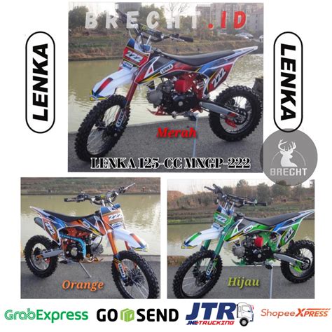 Jual Motor Trail Lenka Medium Mxgp 222 Manual Kopling 125 Cc Shopee