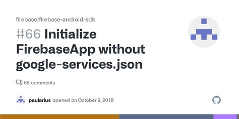 Initialize FirebaseApp Without Google Services Json Issue Firebase Firebase Android Sdk