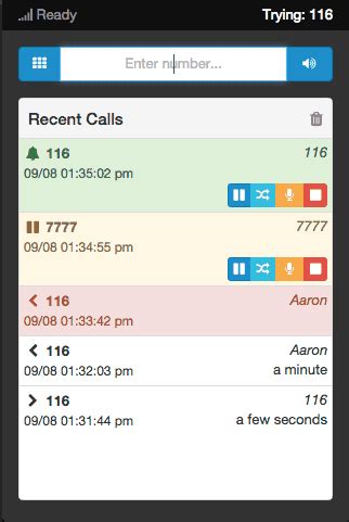 CtxSip Javascript SIP Client