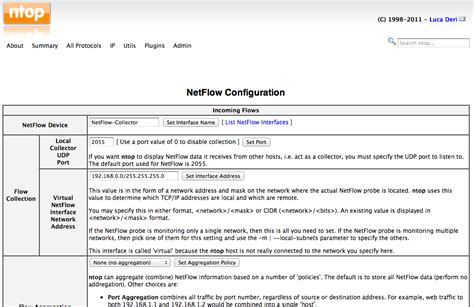 flow based monitoring ntop