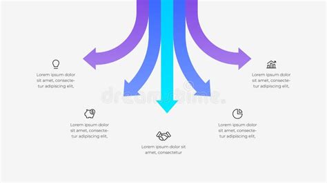 Colorful Six Arrow Infographic Illustrating Business Or Project Process Flow Ideal For Strategy