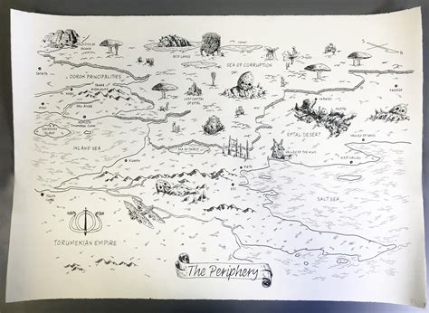 I Was Lucky Enough To Be Commissioned To Draw A Nausicaa Map For A