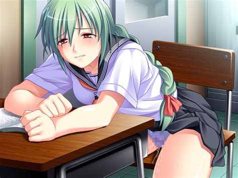 Rule 34 Censored Classroom Clothed Masturbation Clothing Desk