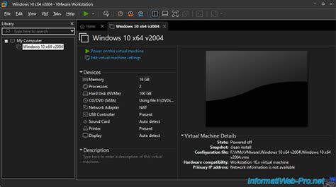 enable the dark color theme of vmware workstation 16 vmware