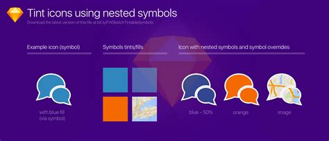 Sketch Tint Icons Using Nested Symbols