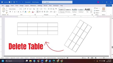 How To Remove A Table In Word At Tonya Barnes Blog