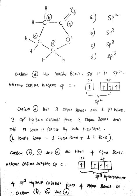 [Solved] Specify the hybridization at the atoms labeled a-d. For each atom... | Course Hero