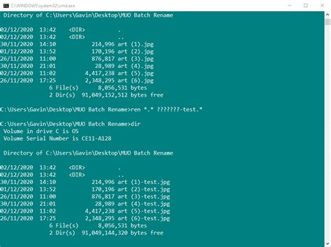 how to batch rename and mass delete files in windows