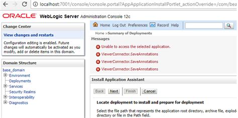 Weblogic12c Deployment War File In Weblogic 12c Stack Overflow