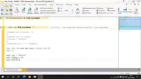 Meilleur Tuto Gratuit Windev 25 Les Fondamentaux Déclarer Les