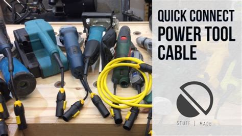 Easy Power Tool Cable Solution Neutrik Powercon True1 Youtube