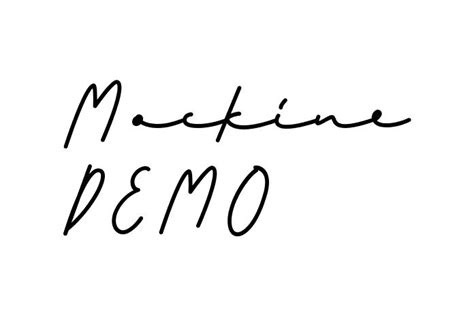 Mockine DEMO Font Free Font Download